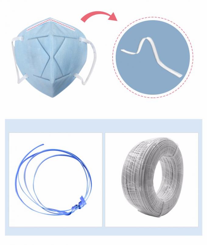 Replacement Mask Nose Wire For Face Mask PE Plastic Nose Bar Clip 3mm